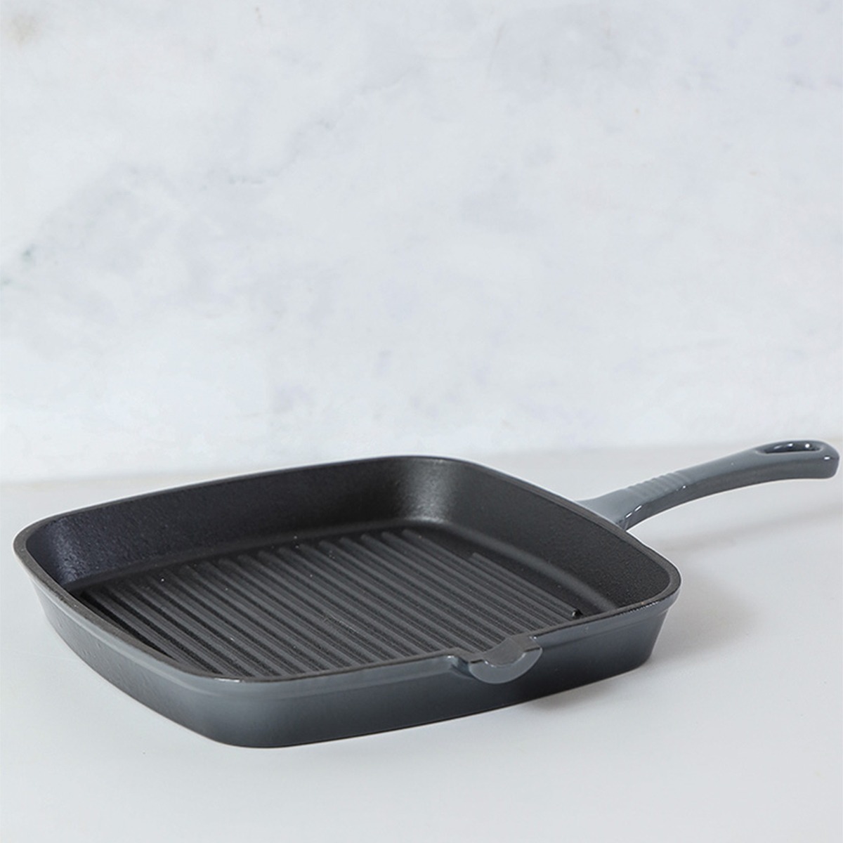 BIFERA DE HIERRO ENLOZADO GRIS - Loodus