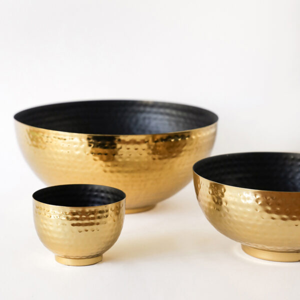 BOWLS SETX3 ALUMINIO DORADO&N NAREN - Loodus
