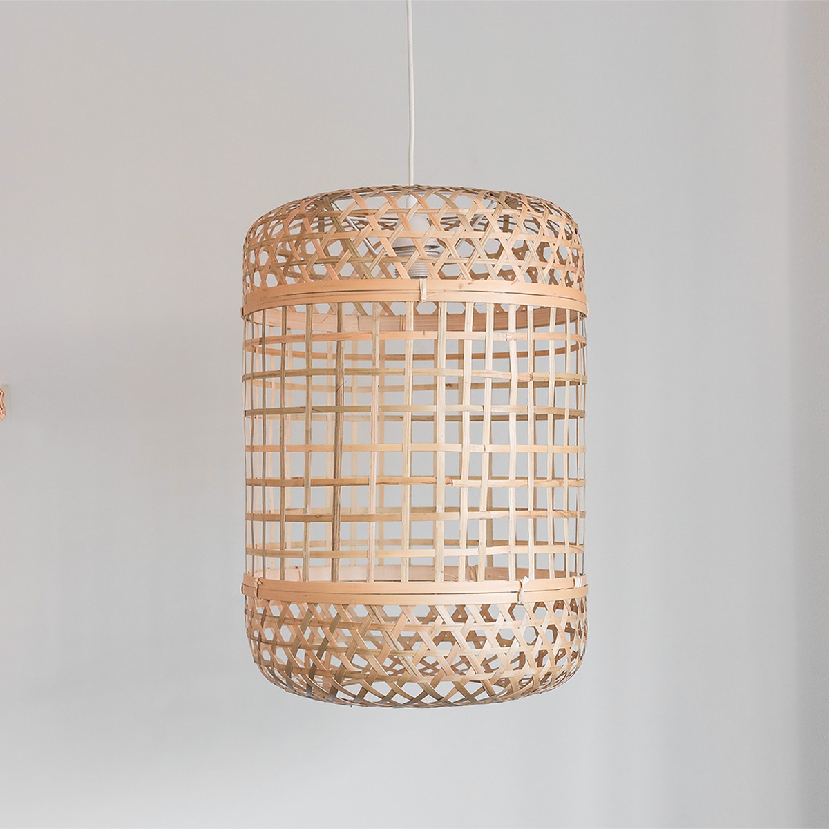 PANTALLA COLGANTE RATTAN CONGUE - Loodus