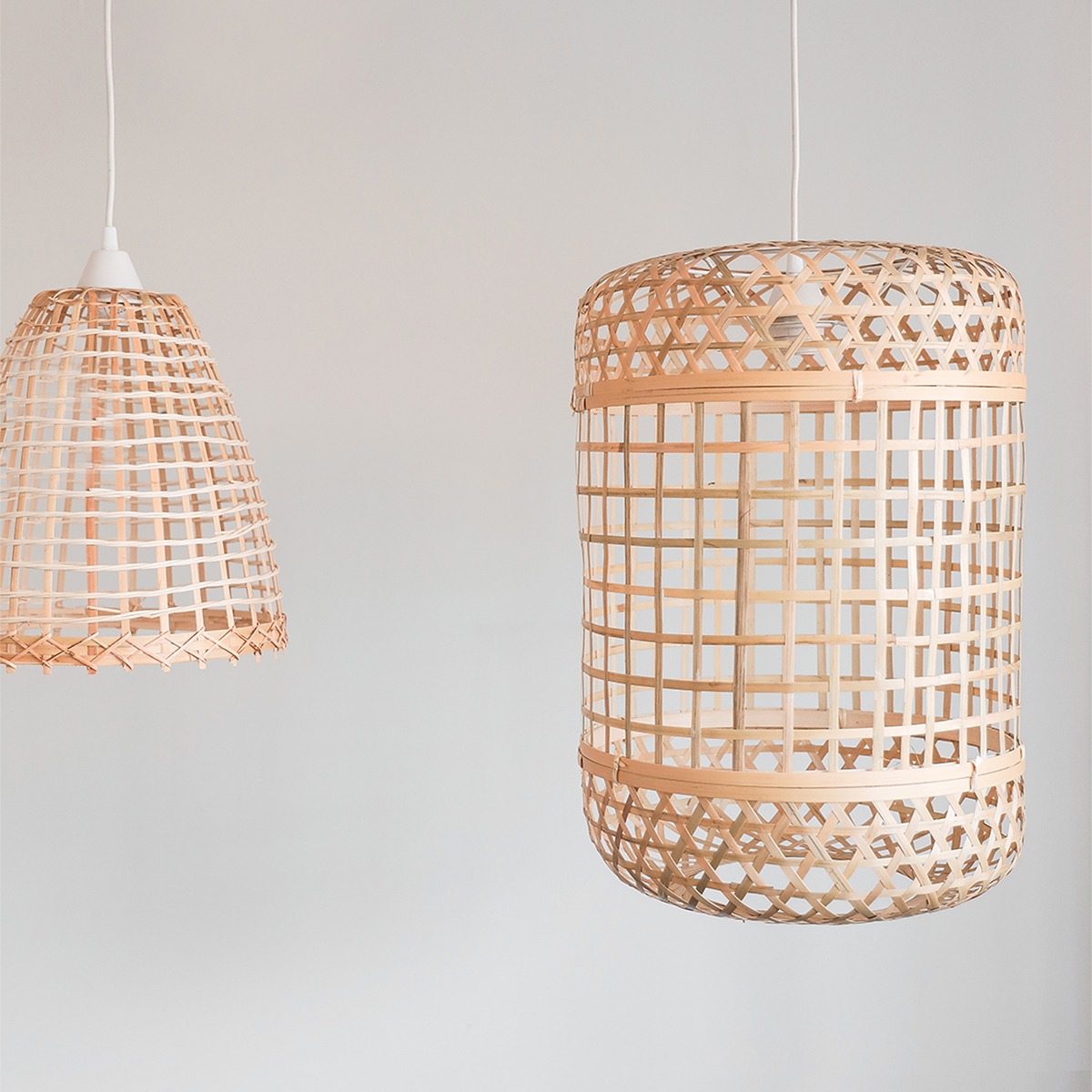 PANTALLA COLGANTE RATTAN CONGUE - Loodus